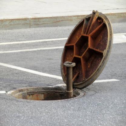 Detection of Manholes and potholes count using image processing Object ...
